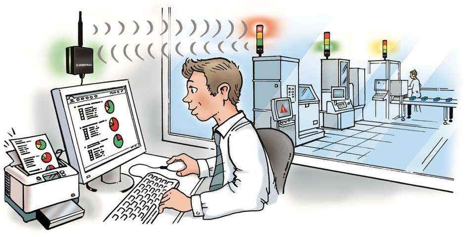 Signaltechnik in der digitalen Lernfabrik