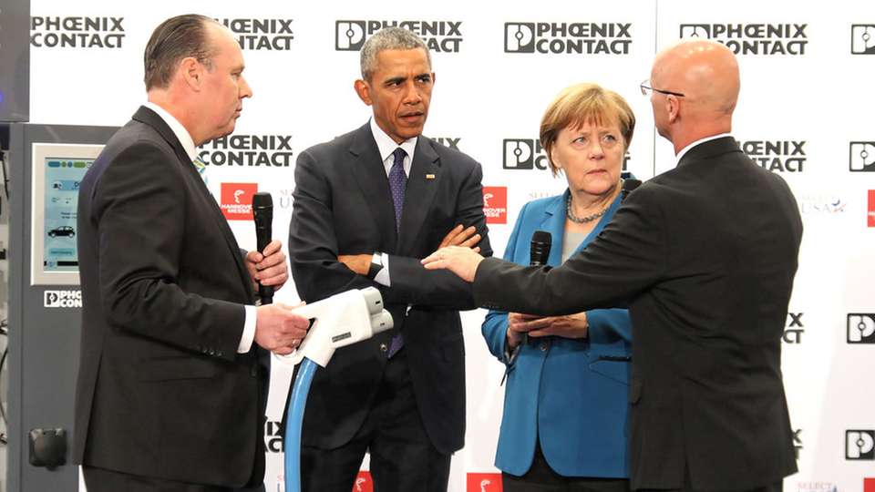 Obama besucht Phoenix Contact