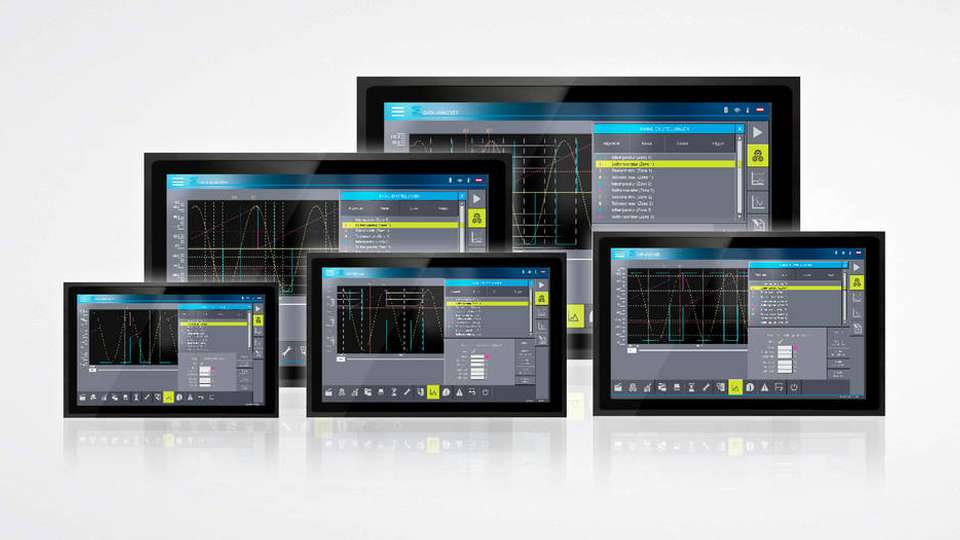 Besseres Handling dank Multitouch-HMI im Widescreen-Format