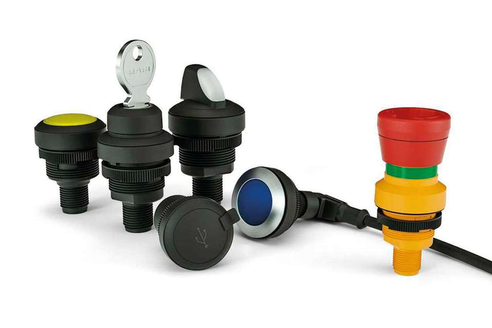 Taster und Schalter mit M12-Anschluss für den Stand-alone-Einsatz