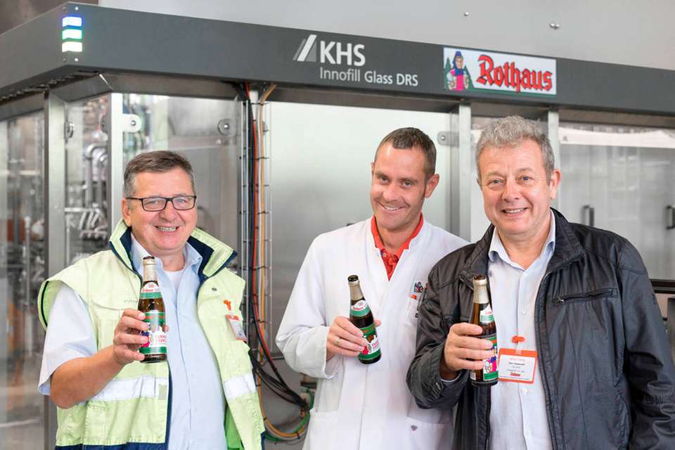 Brauerei geht den nächsten Schritt in der Bierabfüllung