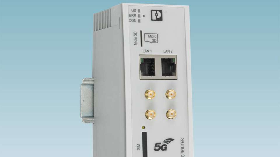 Industrieller 5G-Router für private Netze