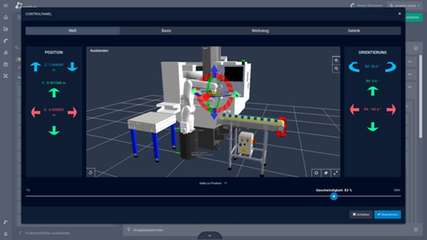 Erste Industrieroboter-Simulation in der Cloud