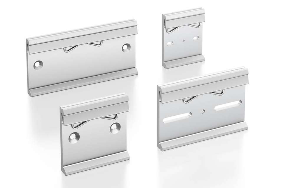 Neue Befestigungsoptionen für Hutschienen