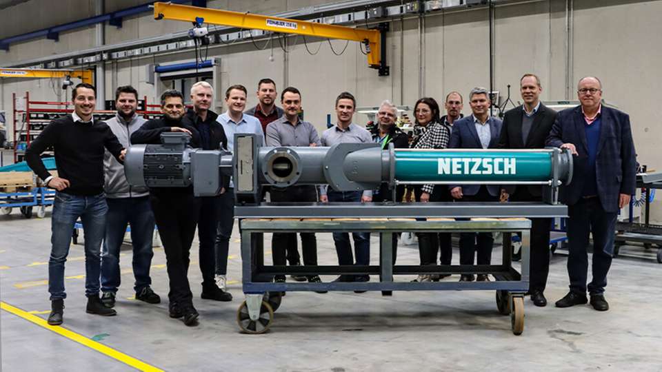 Meilenstein am neuen NETZSCH-Campus