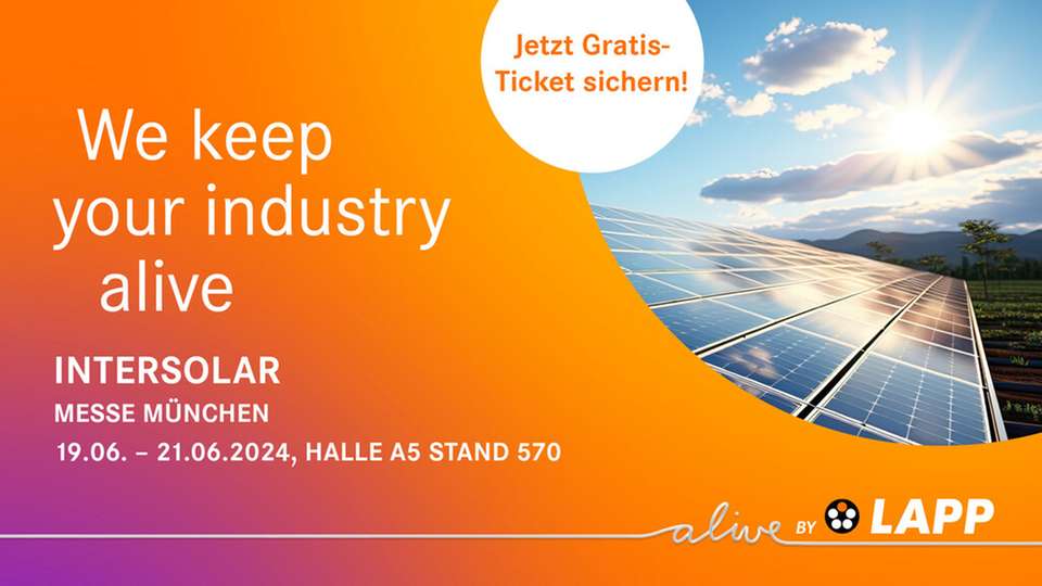 Lapp@Intersolar 2024: Besuchen Sie uns in München!