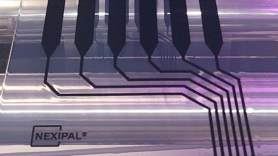 Serienfertigung flexibler Sensorlaminate auf industriellem Niveau